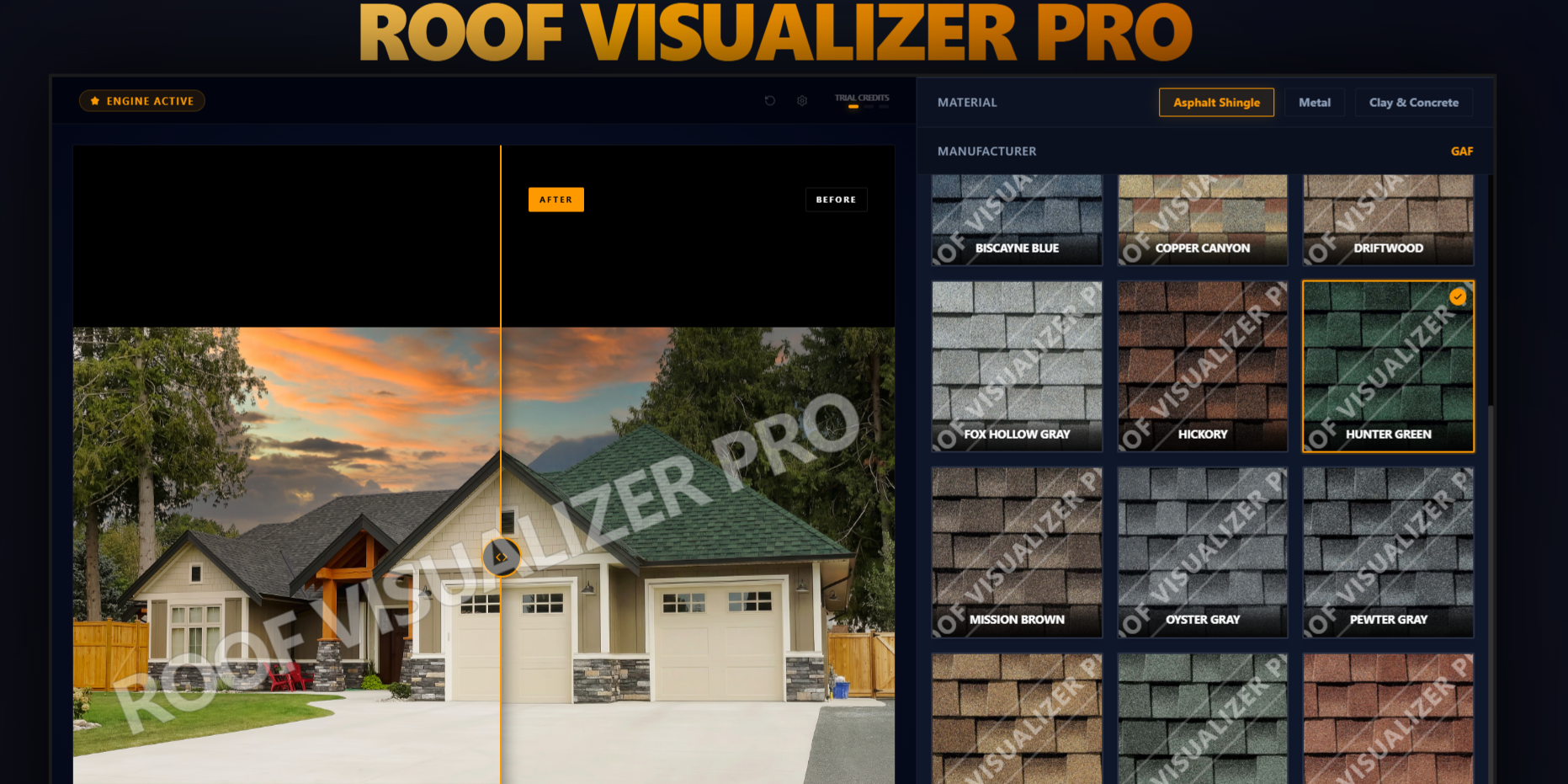Roof Visualizer Pro | #1 AI Roof Visualizer for Contractors